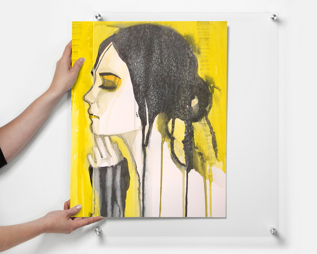 Floating Acrylic Wall Frame 27x39 - Contemporary - Picture Frames - by ...