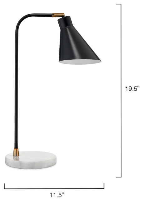 Chronicle Task Lamp, Black Metal - Transitional - Desk Lamps - by ...
