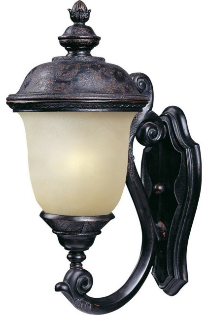 Carriage House LED 1-Light Outdoor Wall Lantern - Victorian - Outdoor ...