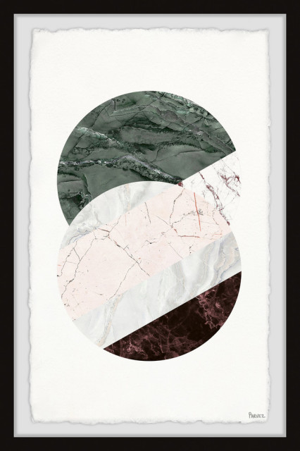 "Round Marbles" Framed Painting Print, 8"x12" - Contemporary - Prints And Posters - by Parvez ...