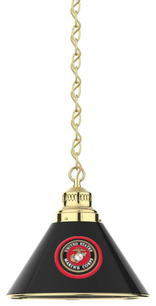 Holland United States Marine Corps Pendant Light - Brass Fixture ...