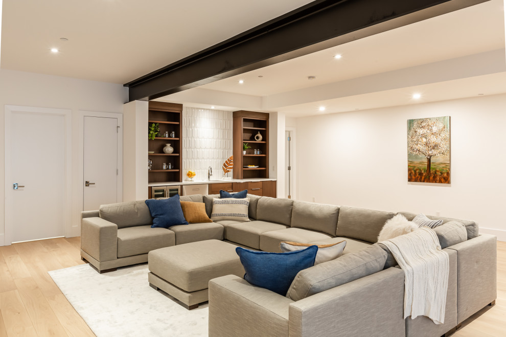 Trail Edge Home - Modern - Basement - Denver - by Sopher Sparn ...