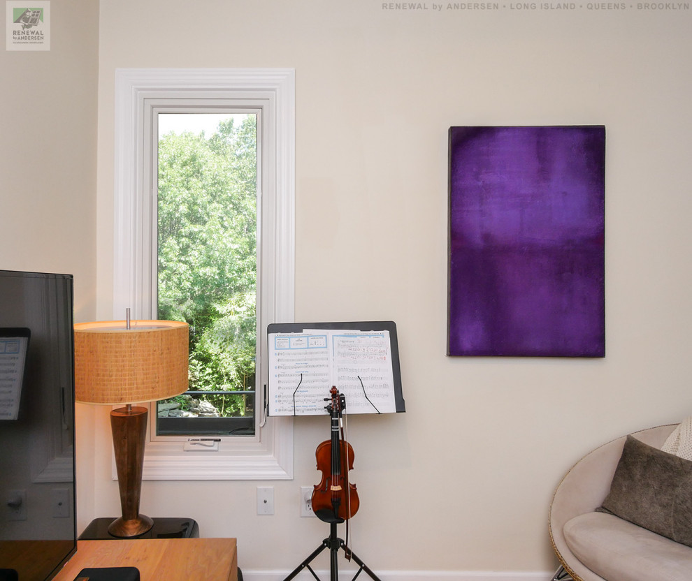 New Casement Window in Whimsical Music Room - Renewal by Andersen Long ...