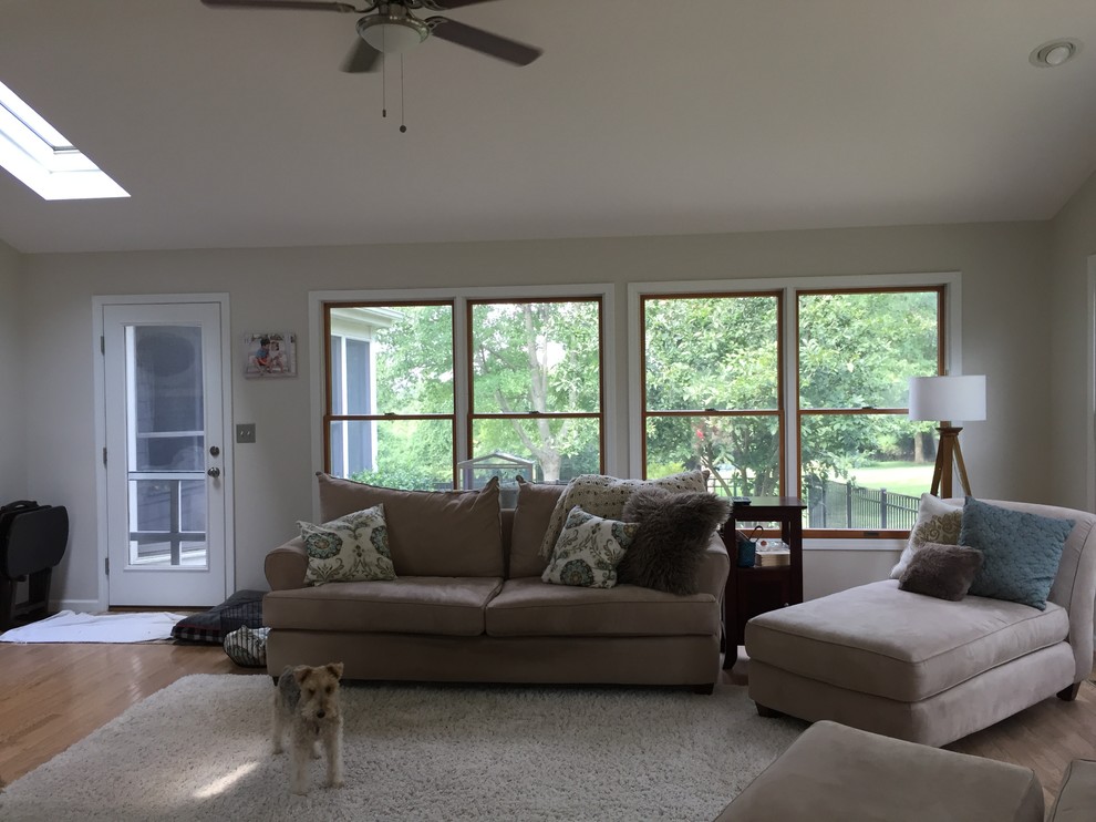 Great Room window treatments and layout help (please!!)