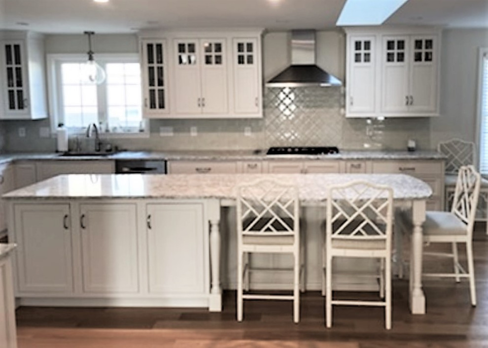 Bedford, White Inset Kitchen - Traditional - Kitchen - Boston - by The ...