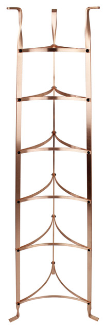 Handcrafted 6-Tier Gourmet Cookware Stand Brushed Copper (Unassembled ...