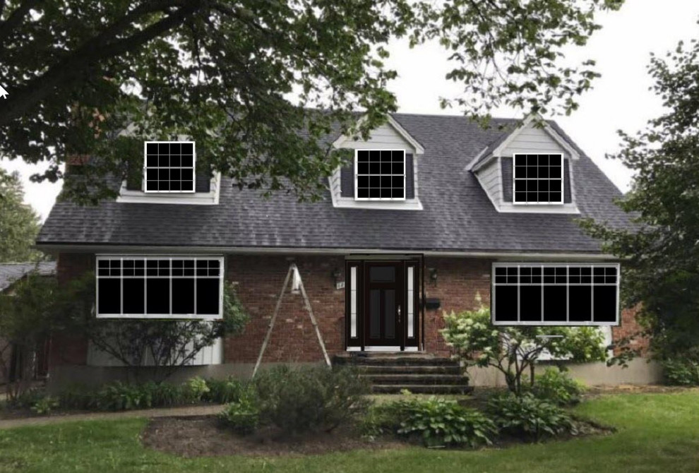 Casement or double hung windows in this cape cod with dormer?