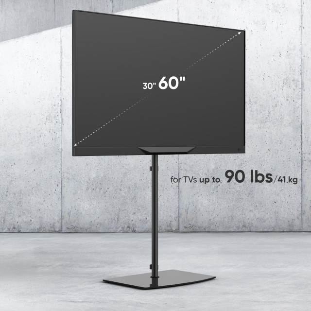 ONKRON TV Stand - Swivel Floor TV Stand for 30-60 Inch TVs up to 90 lbs ...