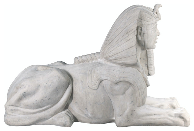 Grande Stone Egyptian Sphinx - Contemporary - Garden Statues And Yard ...