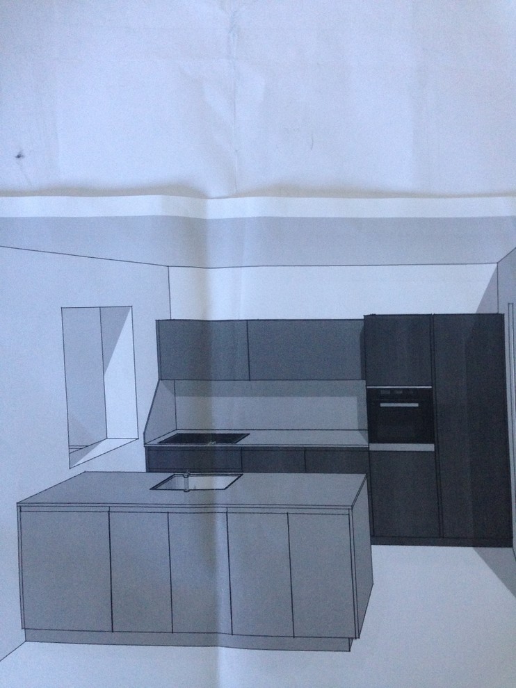 Help! Symmetrical kitchen layout or not? | Houzz Forum