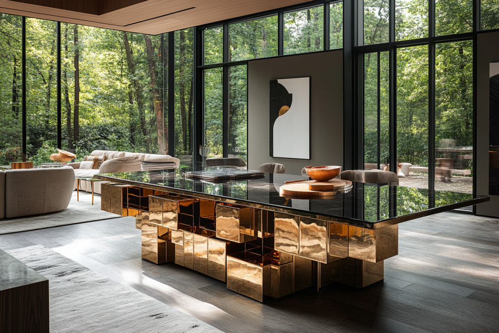 A Kitchen Island as Functional Art by Ivana, AI Interior Designer ...