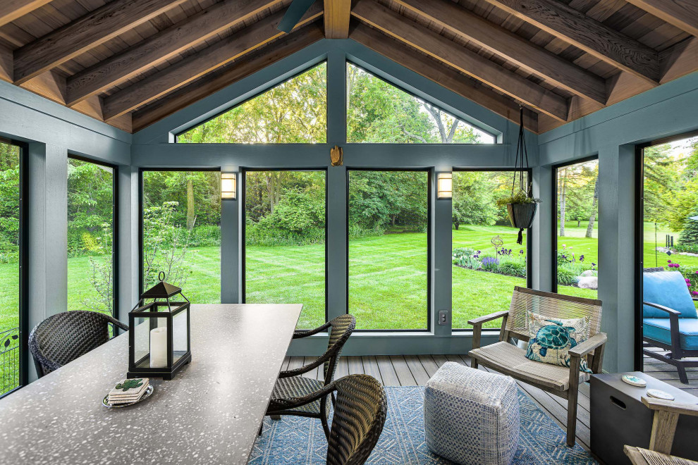 Screened Porch Retreat in Ann Arbor - Contemporary - Porch - Detroit ...