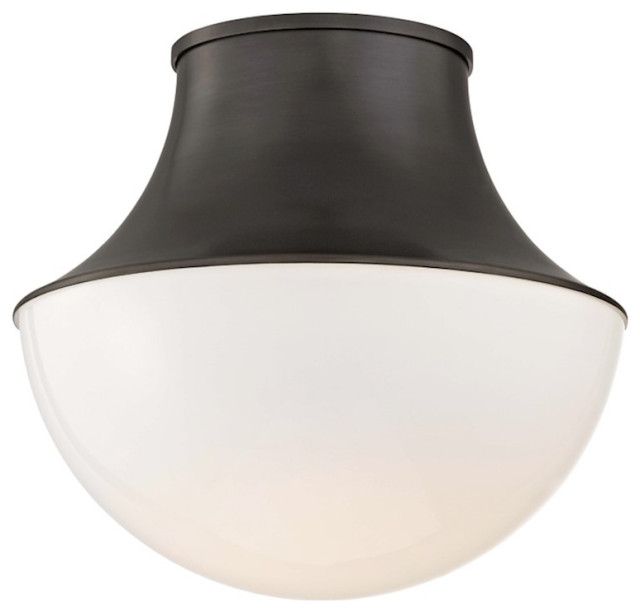 Hudson Valley Lettie Large LED Flush Mount, Old Bronze, 9415-OB ... Hudson Valley Lettie Large LED Flush Mount, Old Bronze, 9415-OB ...