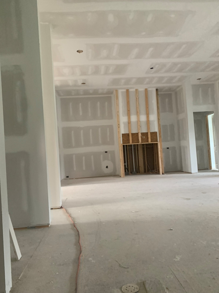 12ft ceilings...how tall should the built-in shelving go up?