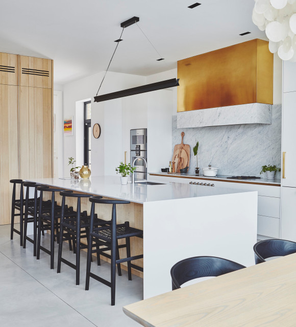 Modern Wood Trim Home Remodel - Modern - Kitchen - Miami - by FL ...