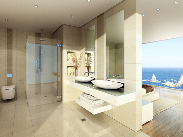 Marblo Mojo Solid Surface Washbasin - Contemporary - Bathroom - Sydney ...