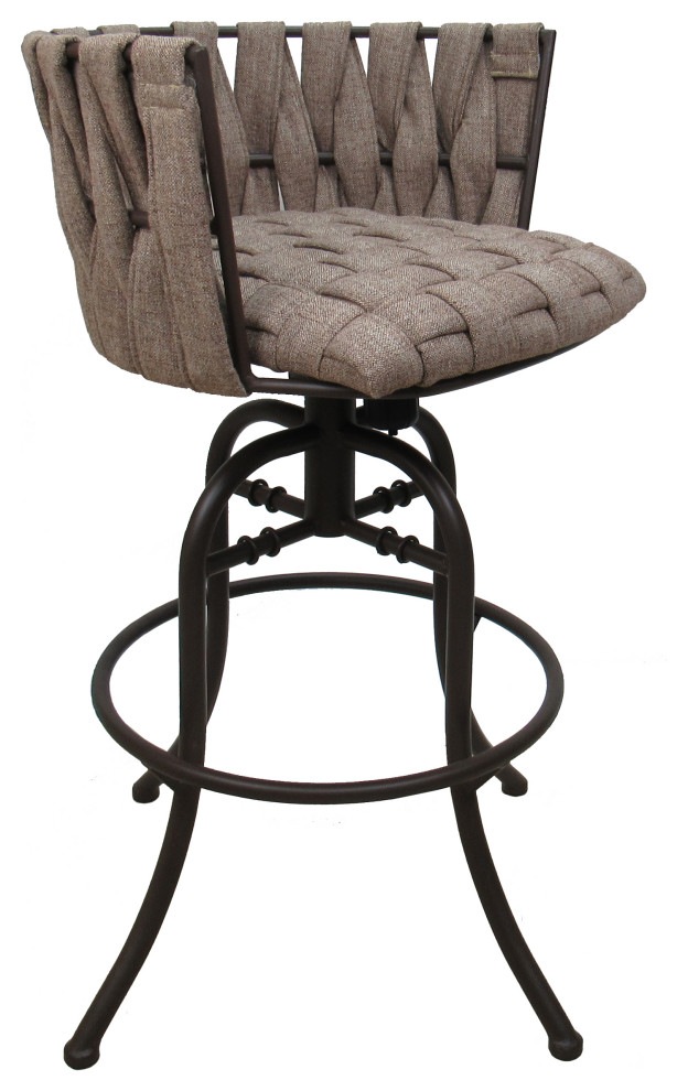 Metalona Swivel Tilt Counter 26" 30" Extra Tall 34" Metal Bar Stool, 30 ...