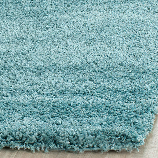Safavieh Milan Shag SG180-6060 Aqua Blue Rug, 6'0" x 9'0 ...