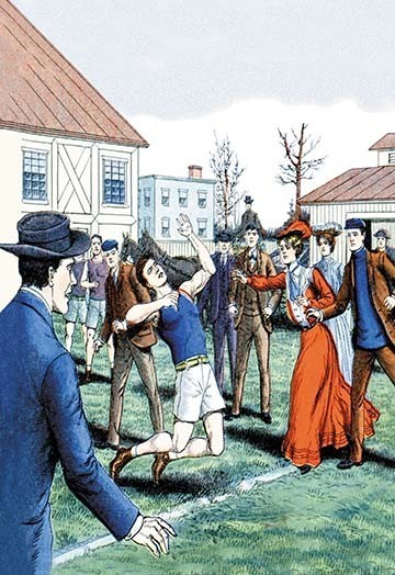 Collapse at The Finish Line, 12" x 18" - Traditional - Prints And ...