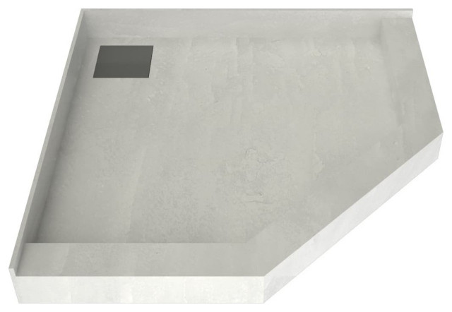 Redi Neo 46x46 Wonder Drain Pan Back Drain Tileable Top - Transitional ...