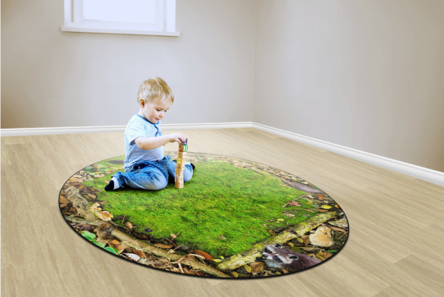 Flagship Carpets VA1005-27FS 6' Round Forest Floor Seating Educational ...