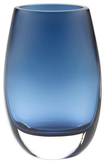 Crescendo Midnight Blue Vase 8" - Contemporary - Vases - by Badash ...