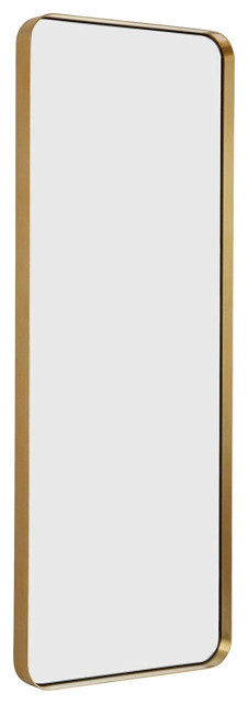 Gold Rectangular Mirror, 18"x48" - Contemporary - Bathroom Mirrors - by Wall Charmers | Houzz
