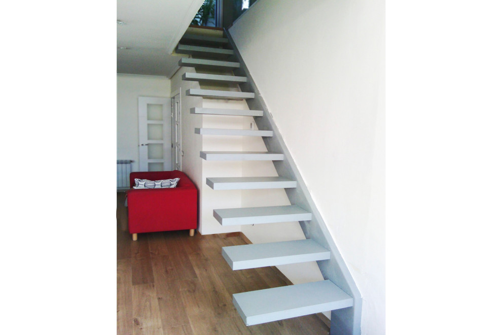 ESCALERA VOLADA O FLOTANTE - Modern - Staircase - Other - by Metálicas ...