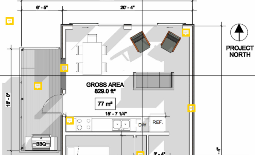 Layout challenge? Three areas in an open-concept living space!