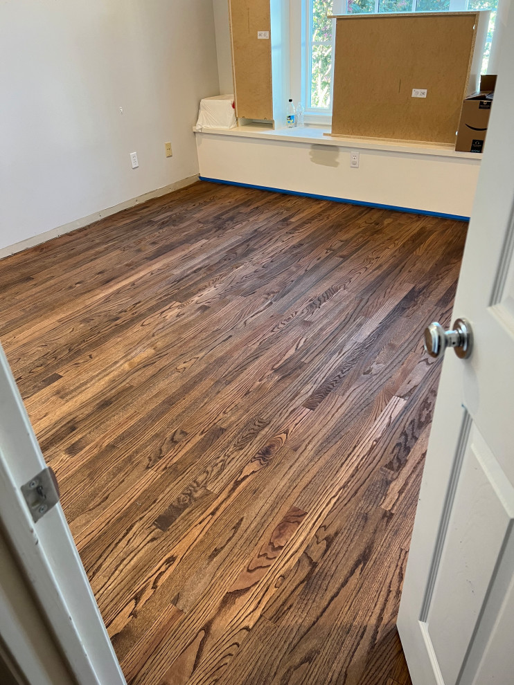 Help!!! Freshly stained floors look very variegated
