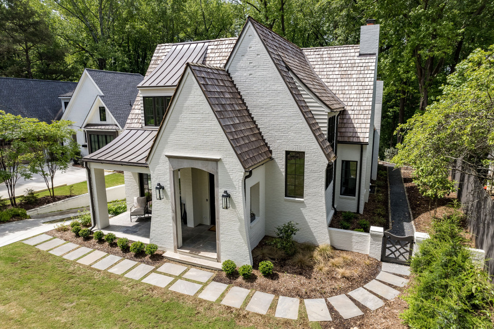 Luxury Custom Home with Modern Tudor Style - French Country - House ...