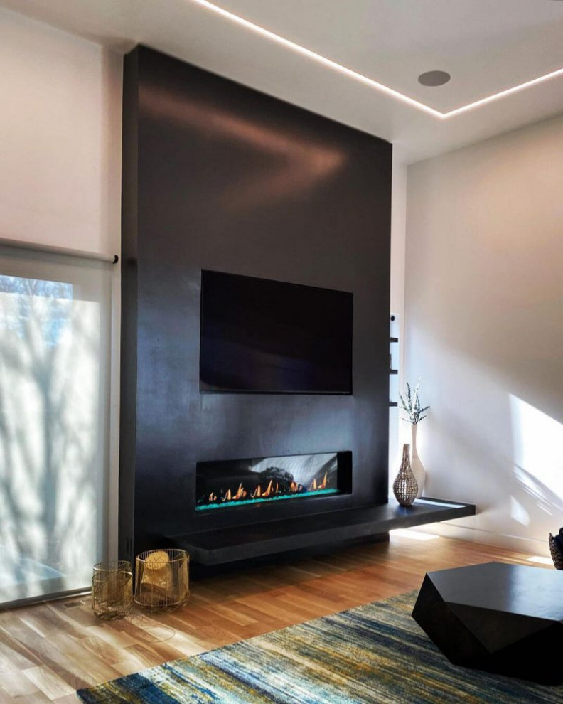 Matte Black Finishes for Modern Homes - Dallas - by FlareFireplaces | Houzz