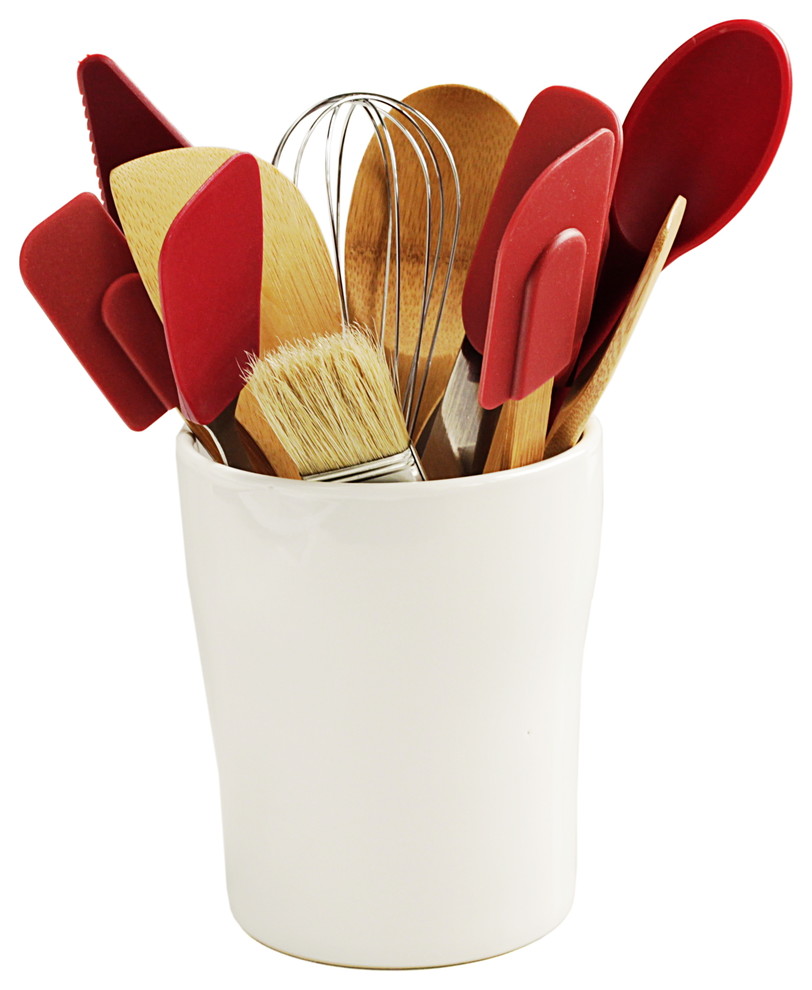 Betty Crocker 13 Piece Baking Tool Set with Ceramic Crock ...