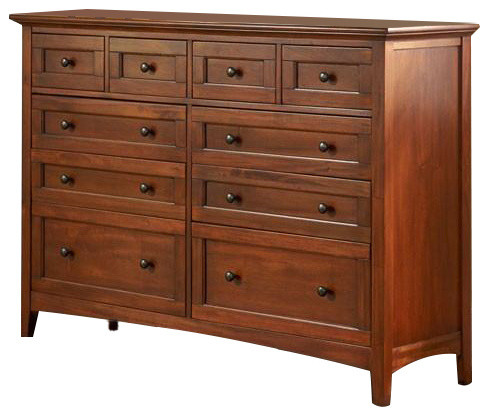 A-America Westlake Master Dresser, Brown Cherry - Transitional ...