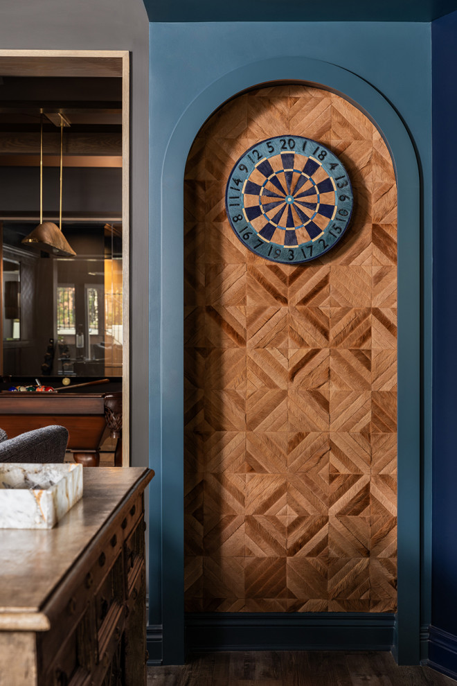 Moody Blue Lounge - Basement - Kansas City - by Orion Design, Inc. | Houzz