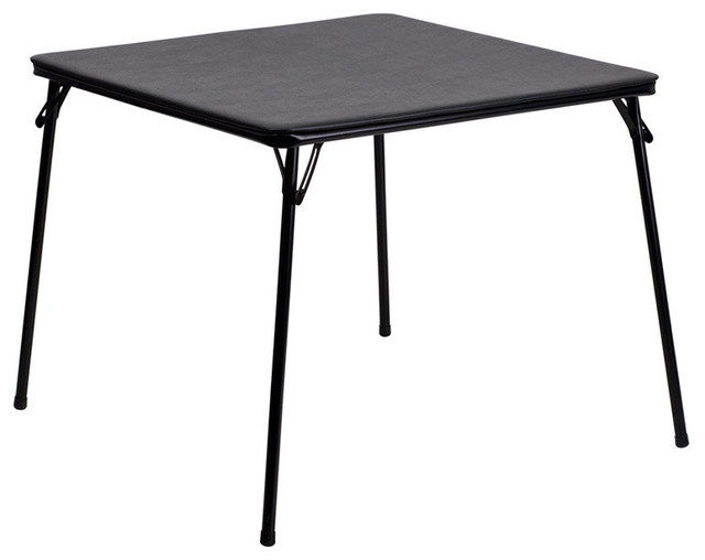 Black Folding Card Table - Contemporary - Kids Tables And Chairs - by ...
