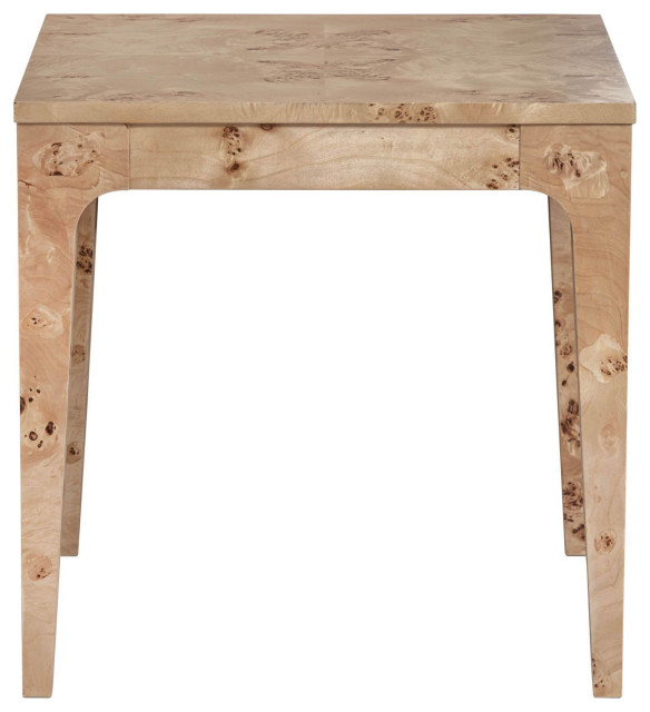 Mappa MDF Side Table, Brown - Rustic - Side Tables And End Tables - by ...