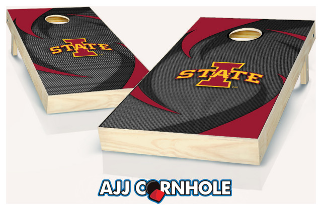 Iowa State Swoosh Cornhole Set - Contemporary - Outdoor And Lawn Games ...