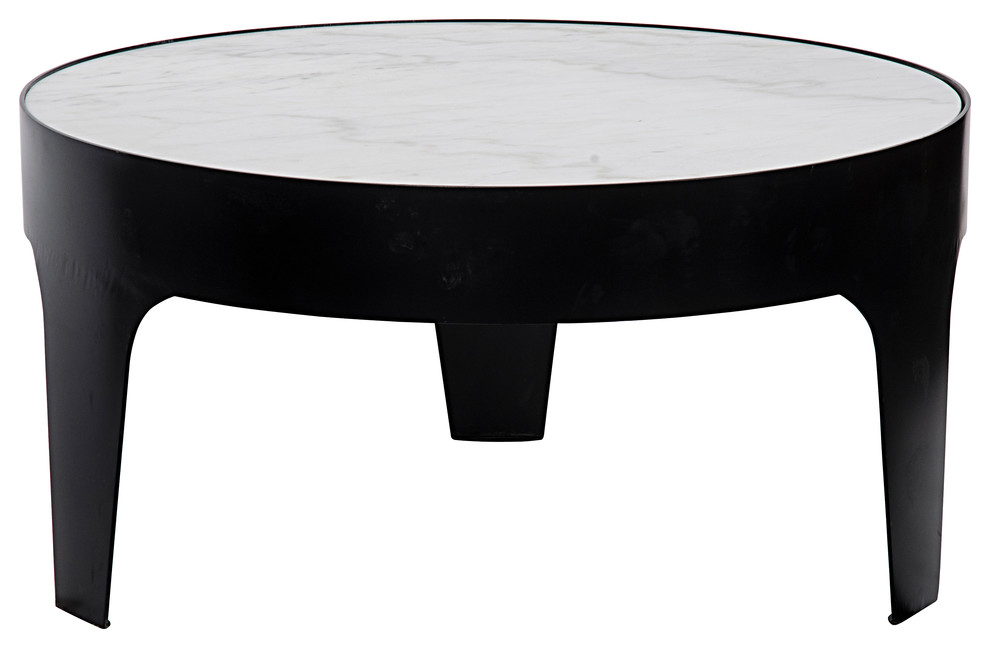 Cylinder Round Coffee Table - Transitional - Coffee Tables - by ...