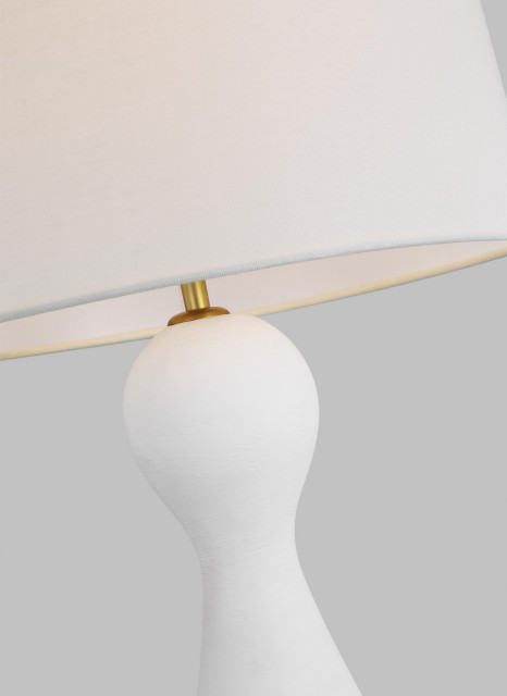 Constance Table Lamp, Textured White - Transitional - Table Lamps - by ...
