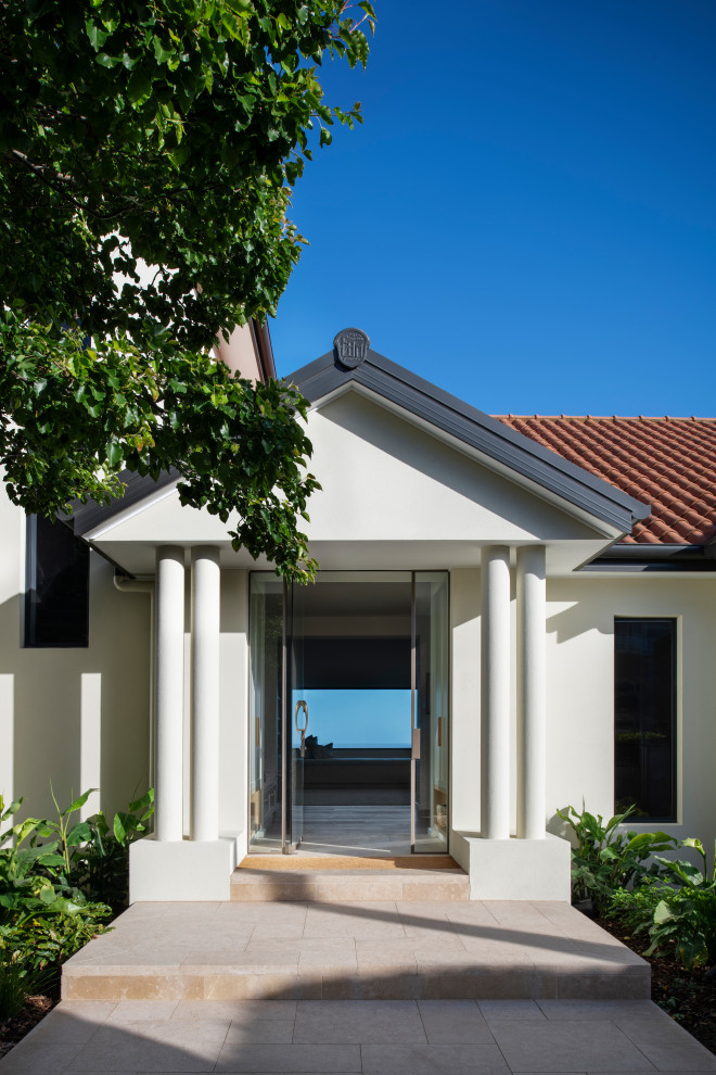 A Coastal Dream Home in Mt Martha - Beach Style - Entry - Melbourne ...