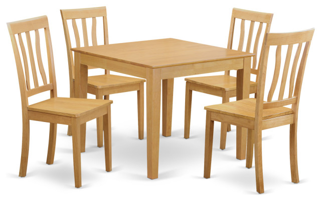 3 Pc Small Kitchen Table, Chairs Set -Square Kitchen Table, 2 Dining ...