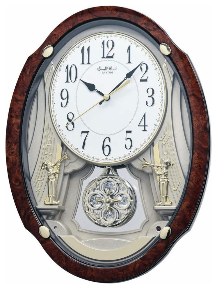 Trumpet Duet II Wall Clock by Rhythm Clocks - Traditional - Wall Clocks ...
