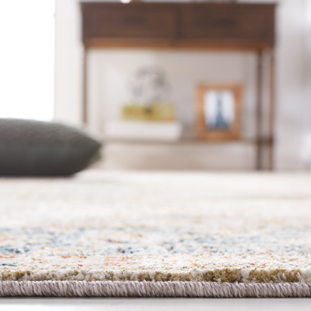 Safavieh Silverado Svd110W Vintage/Distressed Rug, Sage/Blue, 2'x8 ...