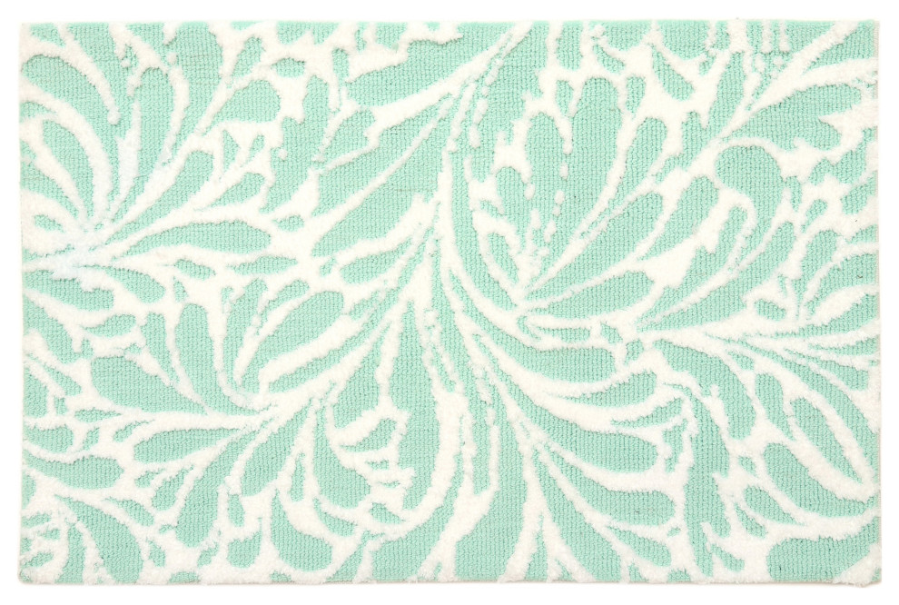 Acanthus Simple Spaces Foliage Accent Rug 21" X 33" - Contemporary ...