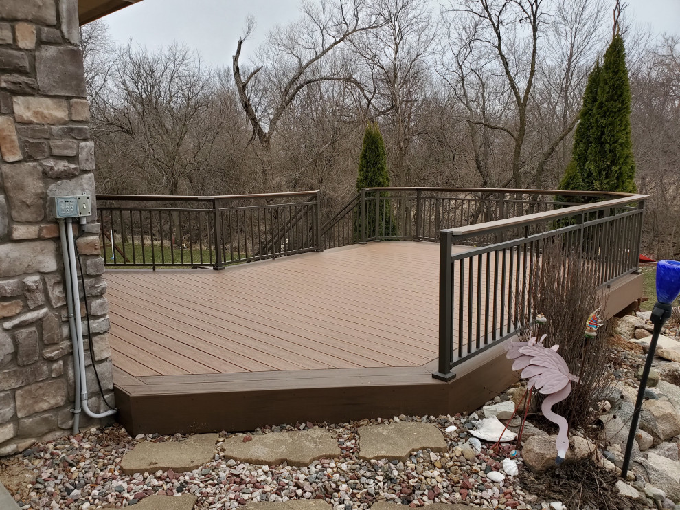 Timbertech Antigua Gold with Antique Palm - Deck - Other - by Deck ...