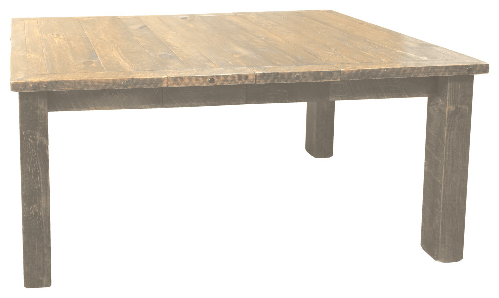 Barnwood Style Timber Peg Family Dining Table, 36" X 72" - Transitional ...