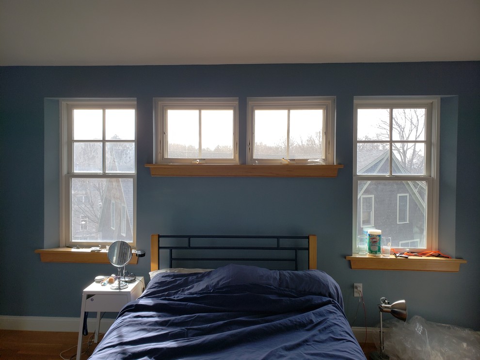 Curtains for multiple windows in a row of different sizes