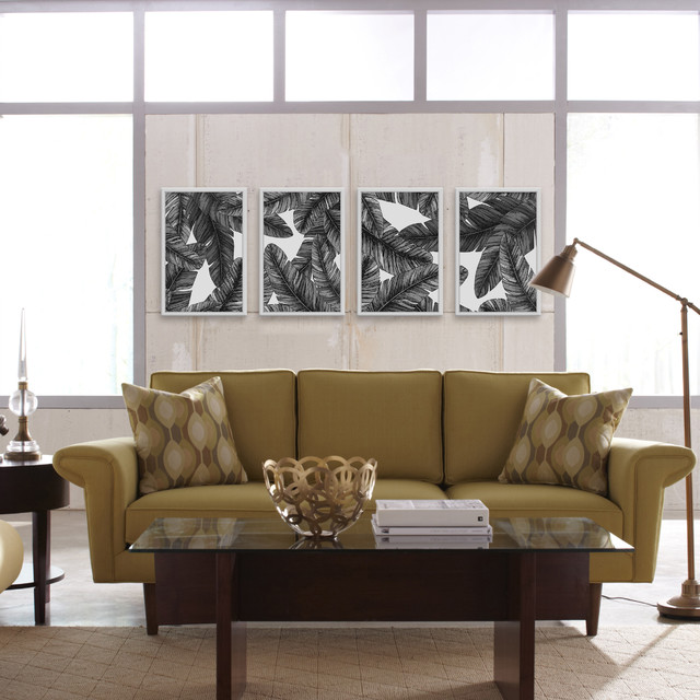 Orlando Quadriptych, 64x24 - Tropical - Prints And Posters - by Marmont ...