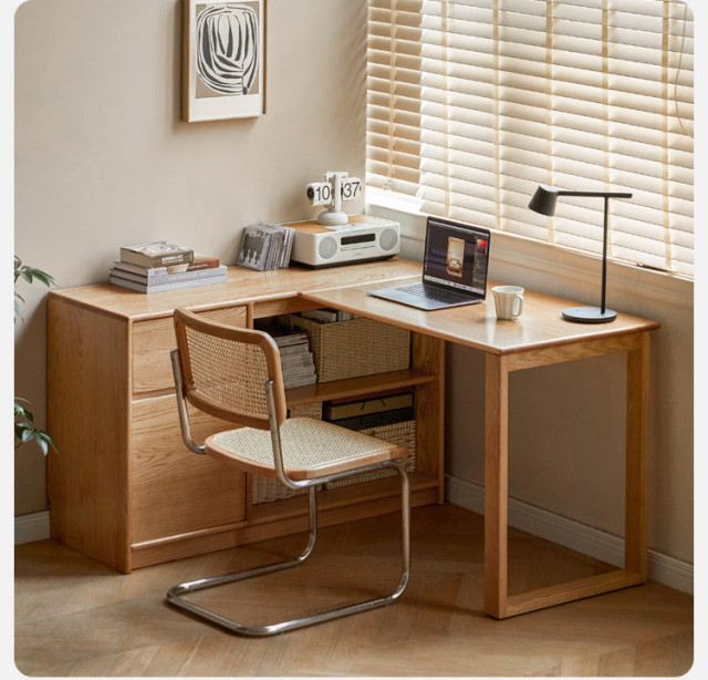 Oak Solid Wood Office Table - Modern - Desks And Hutches - by GVAwood ...